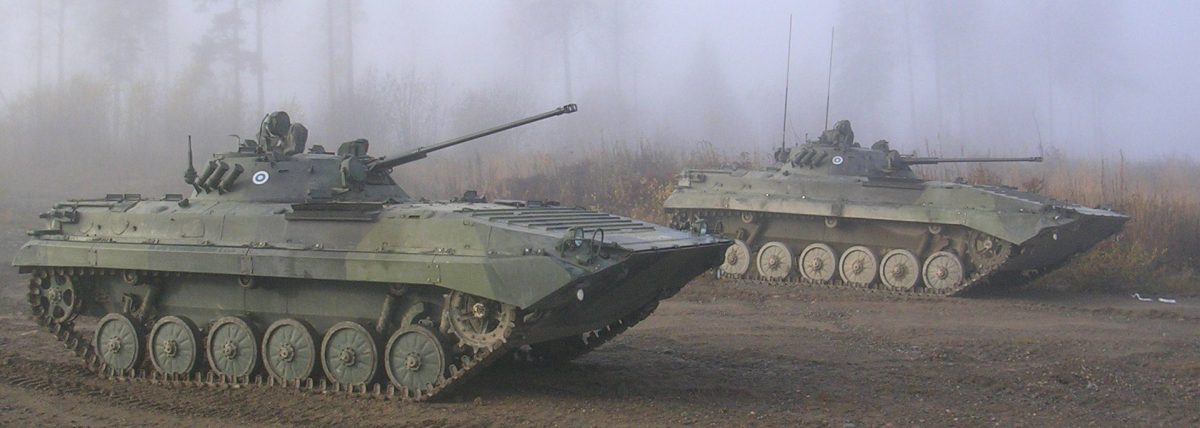 BMP-2: A successor of the older BMP-1 Infantry Fighting Vehicle