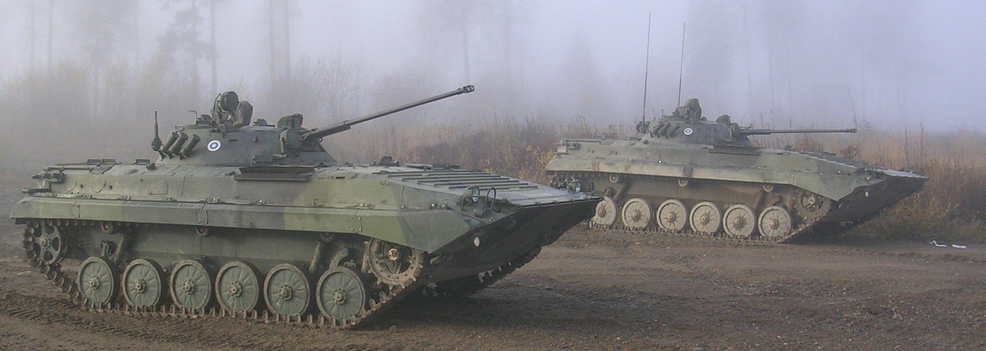BMP-2: A successor of the older BMP-1 Infantry Fighting Vehicle